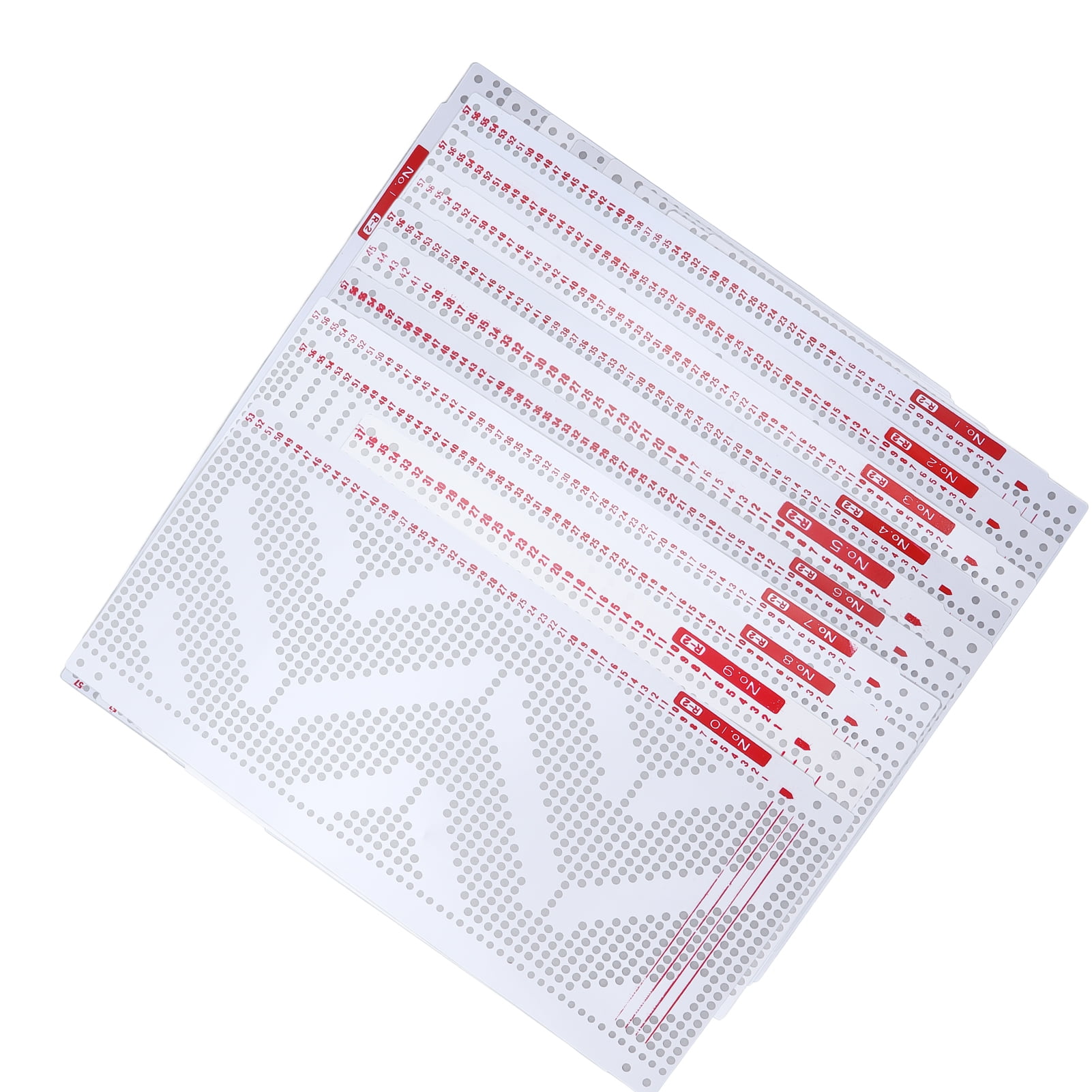 Tarjetas Perforadas ANGGREK Plástico Blanco | Walmart en línea