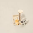 3pcs Miniature Model Wooden Mini Furniture Adornment Miniature Cat Tree ...