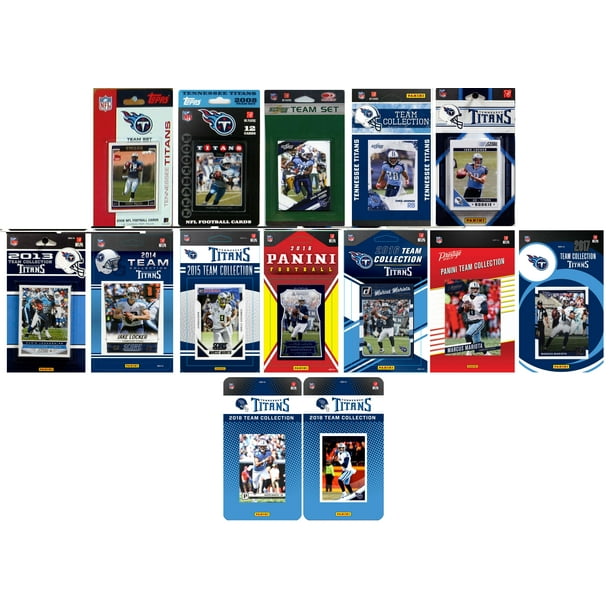 NFL Tennessee Titans 14 Different Licensed Trading Card Team Sets ...