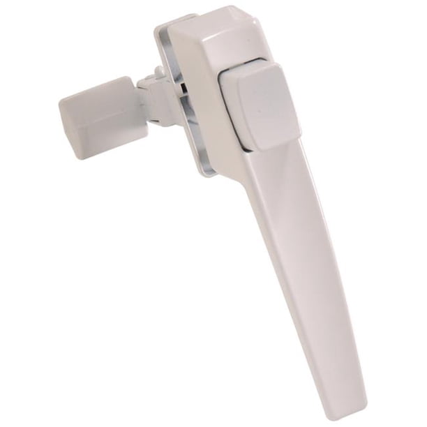 Hillman Group 853144 Carded - Storm & Screen Pushbutton Latch Without Tie Downs, White - Walmart.com