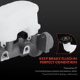 A-Premium Brake Master Cylinder with Reservoir and Sensor Compatible ...