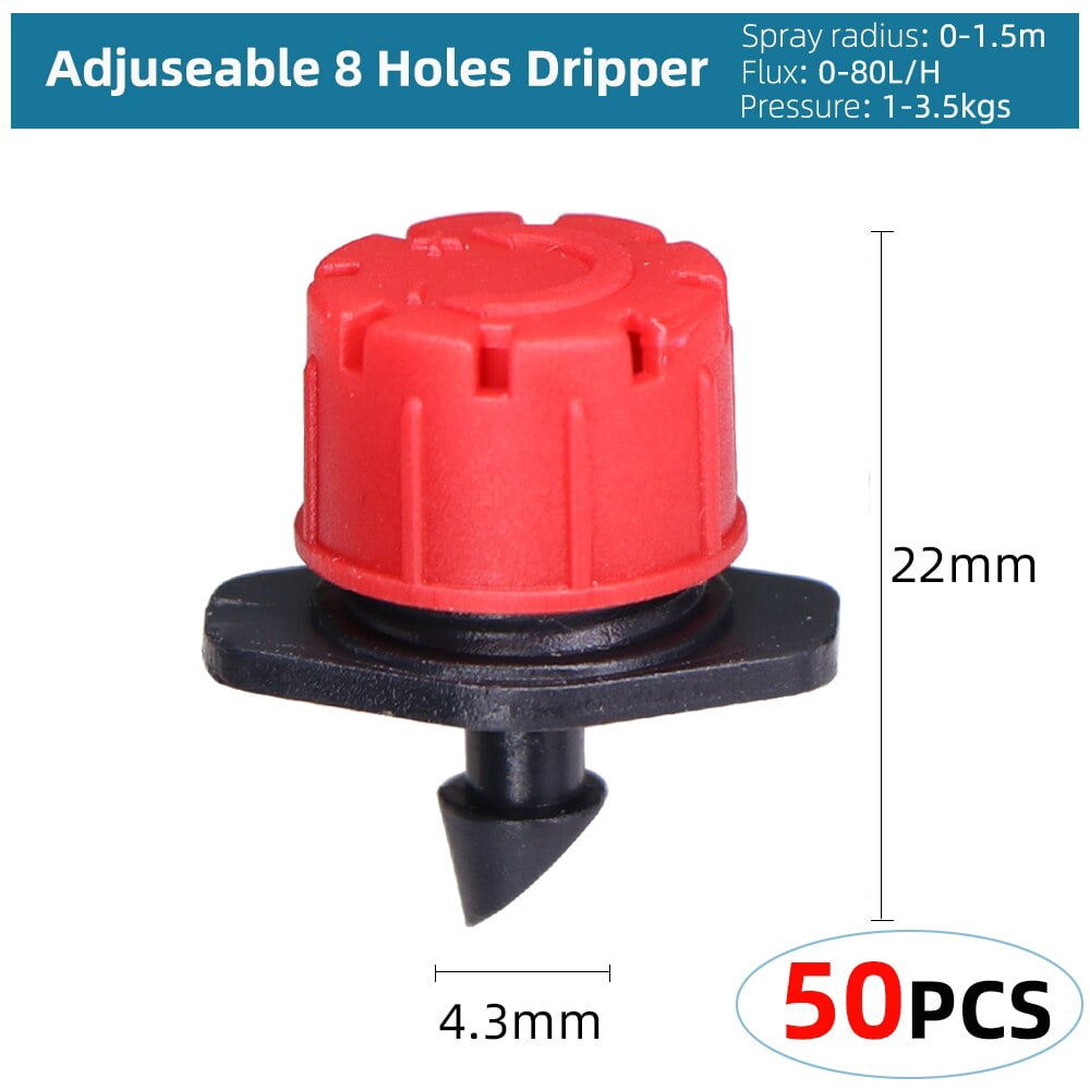 Variety Style Garden Drip Irrigation Dripper Fixed Flow Pressure ...