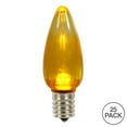 Vickerman C9 Twinkle Transparent Plastic LED Yellow Dimmable Bulb, E17 ...