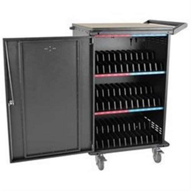 36-port Ac Charging Cart Storage Station Chromebook Laptop Tablet ...