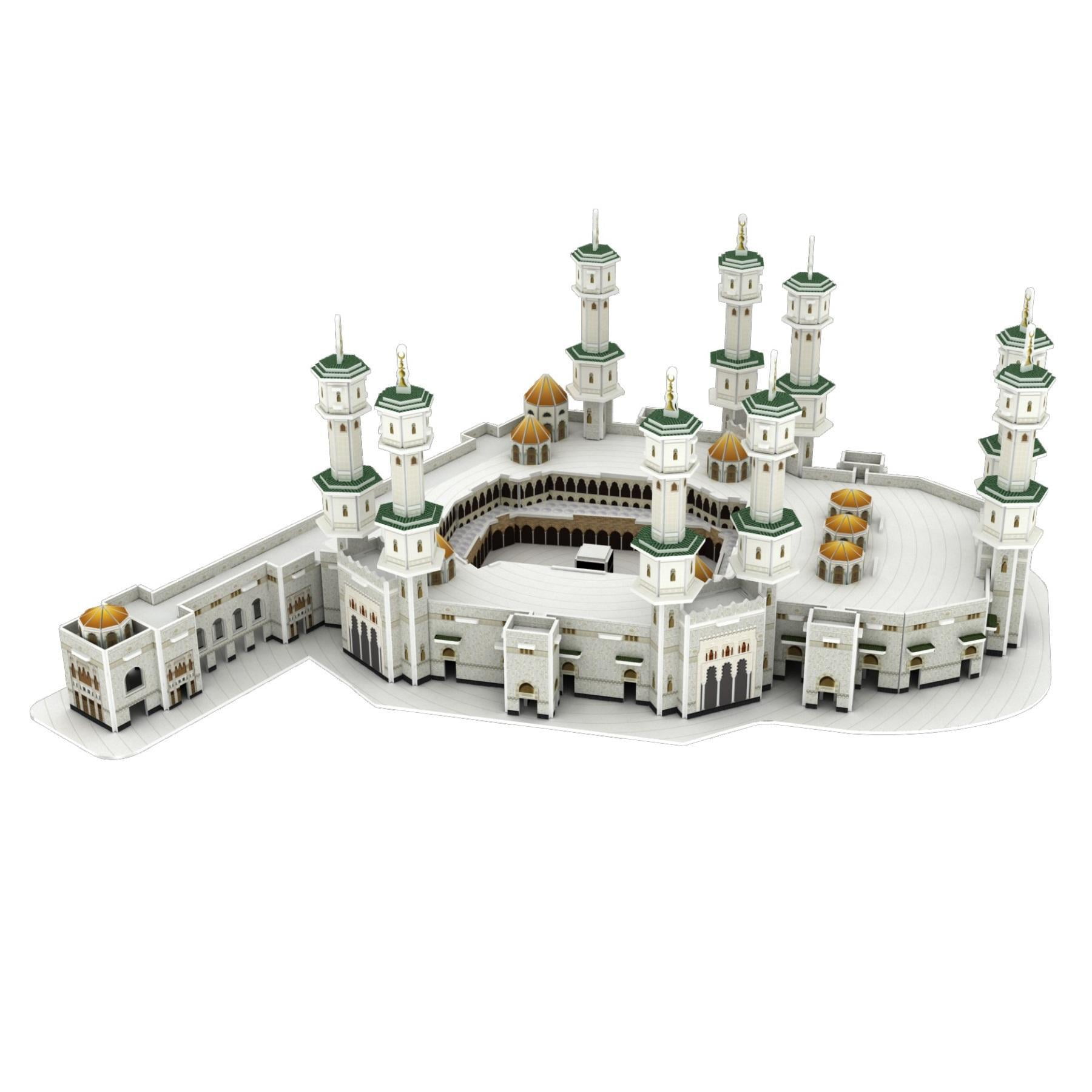 World Famous Architecture The Great Mosque of Mecca Masjid al-Haram 3D ...