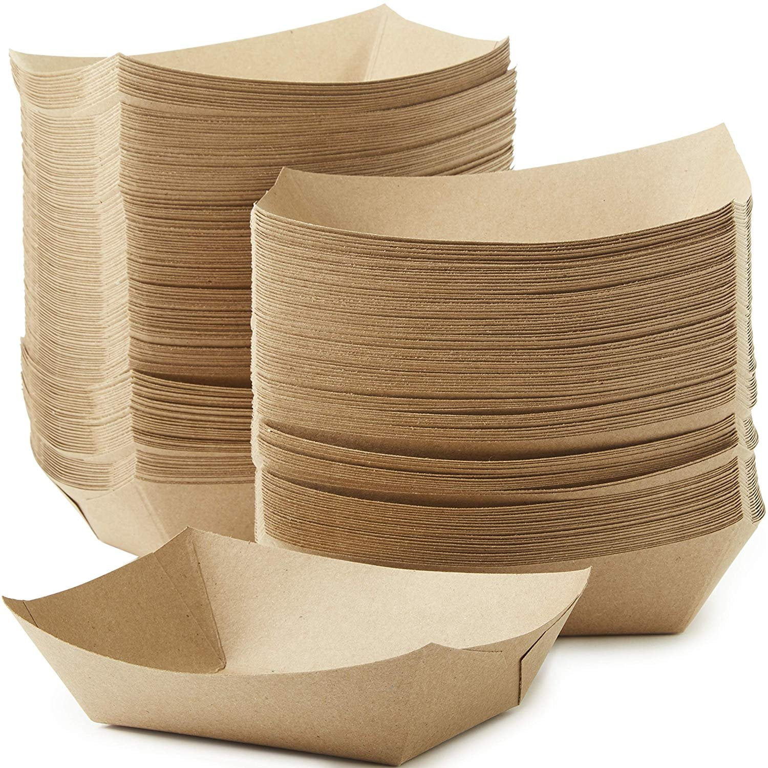 Avant Grub 3lb Kraft Brown Extra Sturdy Disposable Rectangular Paper ...