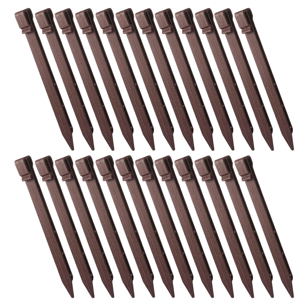 Plastic ground stakes 30Pcs Plastic Ground Stakes Garden Landscape ...