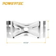 POWERTEC 4 Set Kerf Mount Corner Bracket with Mounting Hardware, Corner ...