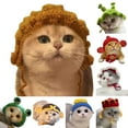 Sunjoy Tech Knitted Pet Hat Handmade Crochet Creative Shape Costume ...