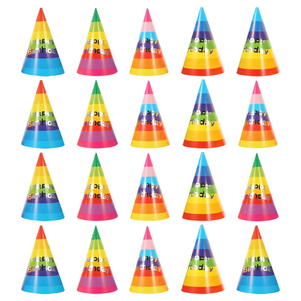 Click here for Oakleem 20pcs Paper Party Hats Cone Birthday Party... prices
