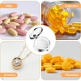 2 pieces of mini pill boxes 2-inch portable travel medicine pill boxes ...