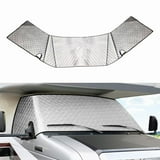Windshield Cover Fittings Protect with Mirror Cutouts Heat Insulation ...