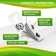 - Horizontal PVC Card Protector with Metal Clips and Vinyl Straps with ...