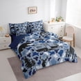 Catabedysis Camo Camping 7-Piece Twin Bedding,Wildlife Camper Pattern ...
