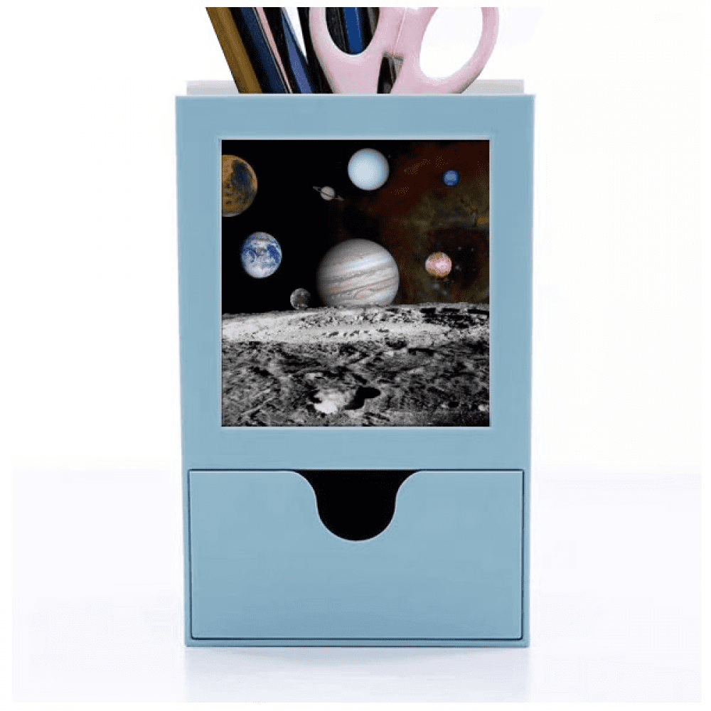 Many Planets Dark Universe Desk Supplies Organizer Pen Holder Card ...