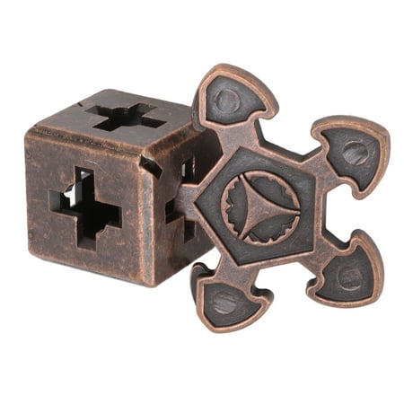 Metal Interlocking Puzzle, Exquisite Vintage Metal Disentanglement ...
