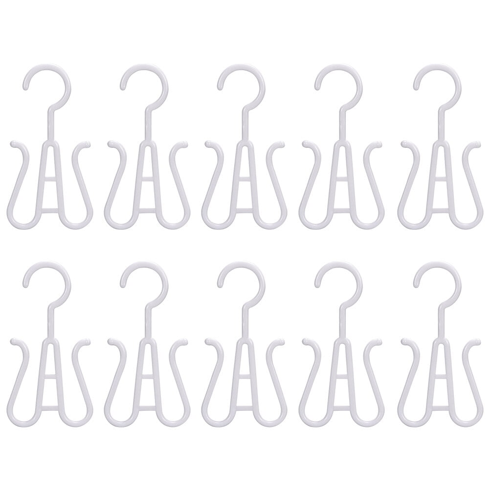10Pcs Double Hook Drying Racks Shoes Drying Organizers Plastic Shoes ...