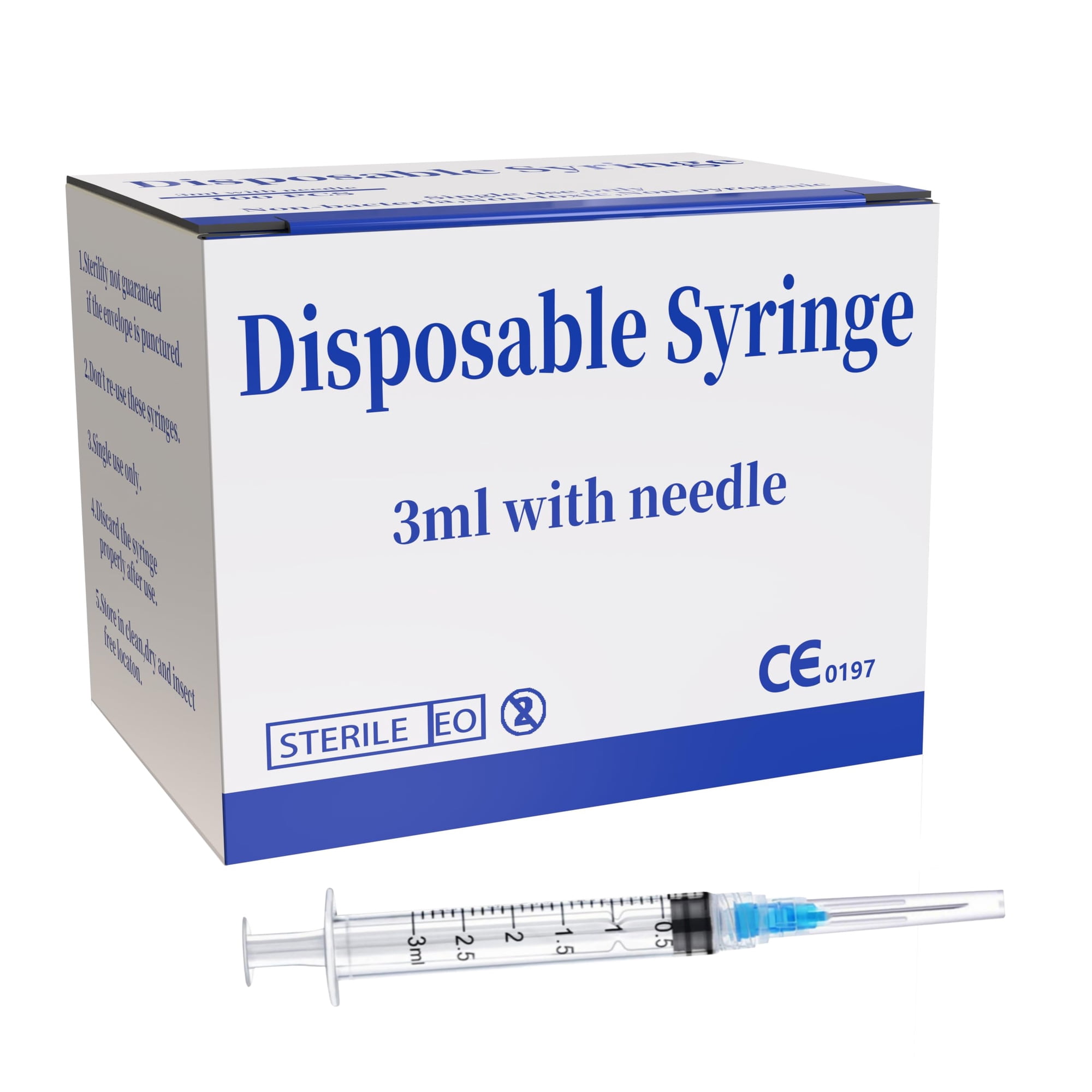 Click here for Zogsnton 100 Pack 3ml 23ga Plastic Syringe With Me... prices