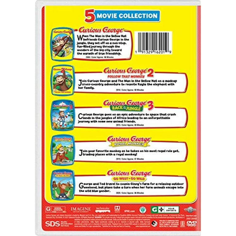 Curious George 2 Dvd