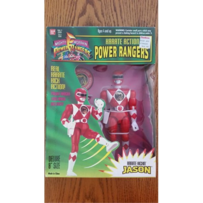 Power Rangers Karate Action Jason Red Ranger Action Figure - Walmart.com