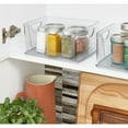 iDesign Plastic Open-Front Cabinet and Pantry Organizing Bin, Clear ...