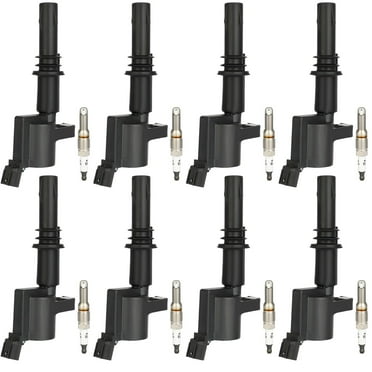 1PC Red Ignition Coil Straight boot Compatible with Ford Lincoln ...