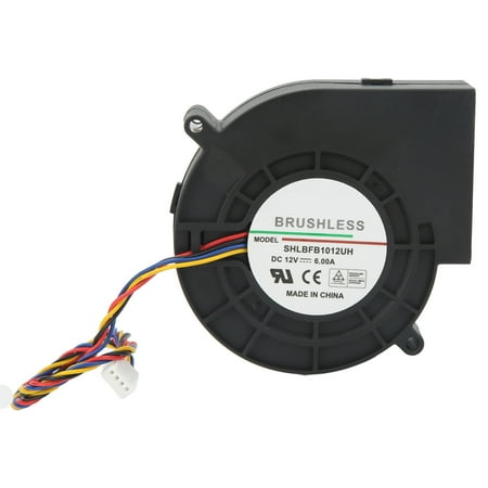 Brushless Cooling Blower Fan, DC12V 6A Turbine Blower Fan 8300RPM ...