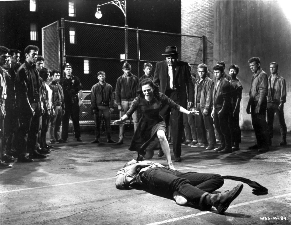 West Side Story Tony Dying on Floor Photo Print (8 x 10) - Walmart.com