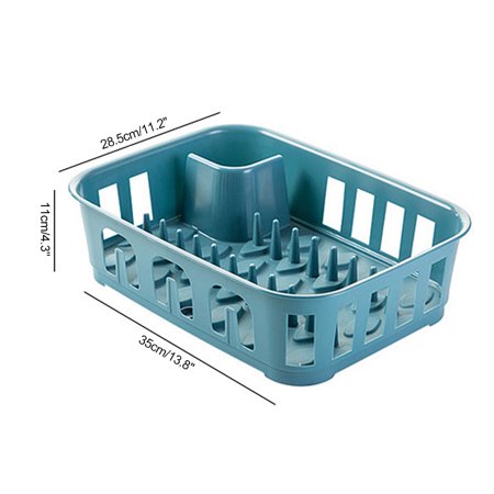 Cup Drain Rack Cup Drain Rack PP Dish Storage Rack With Detachable ...