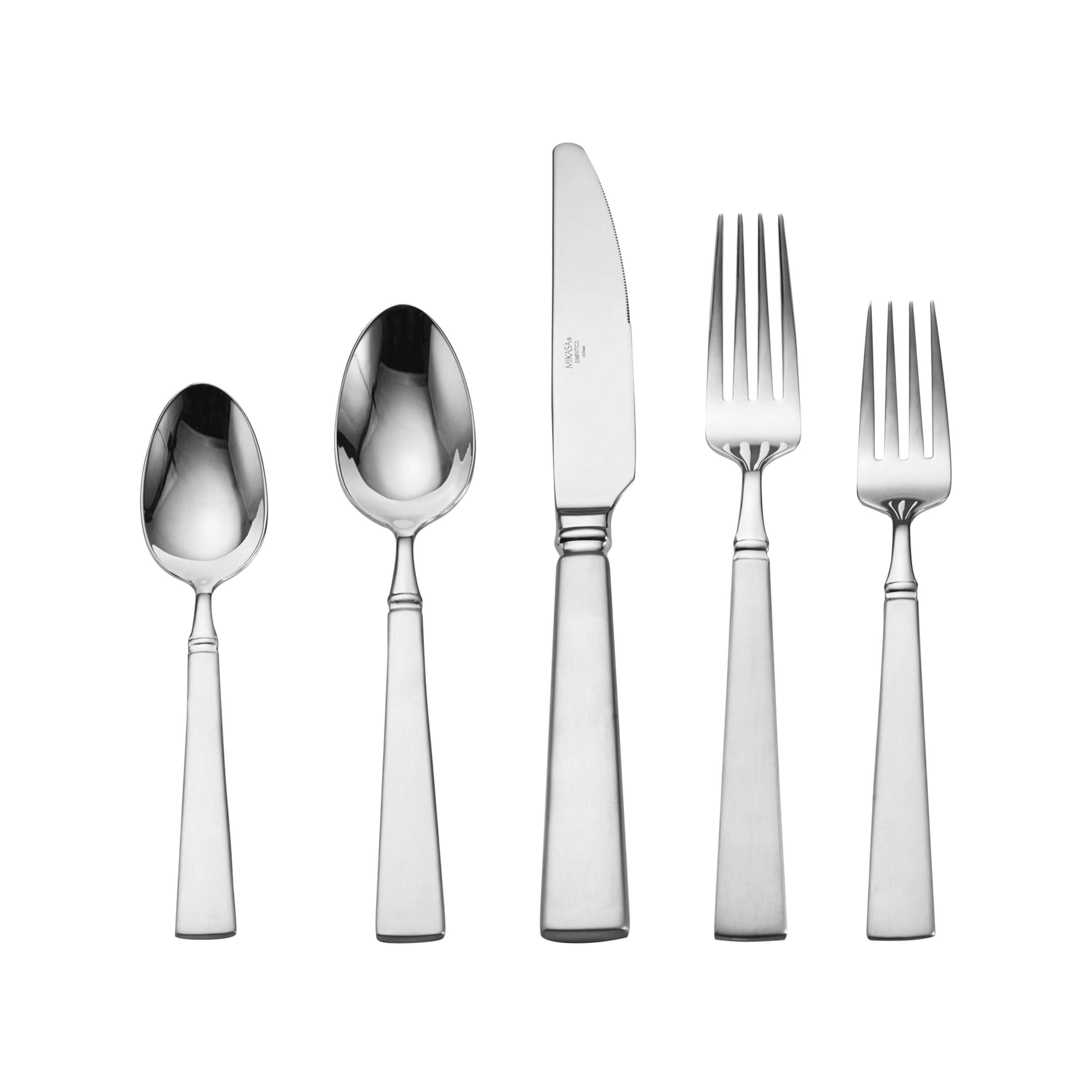 Mikasa Simpatico 18.10 Stainless Steel 20-Piece Flatware/Silverware Set ...
