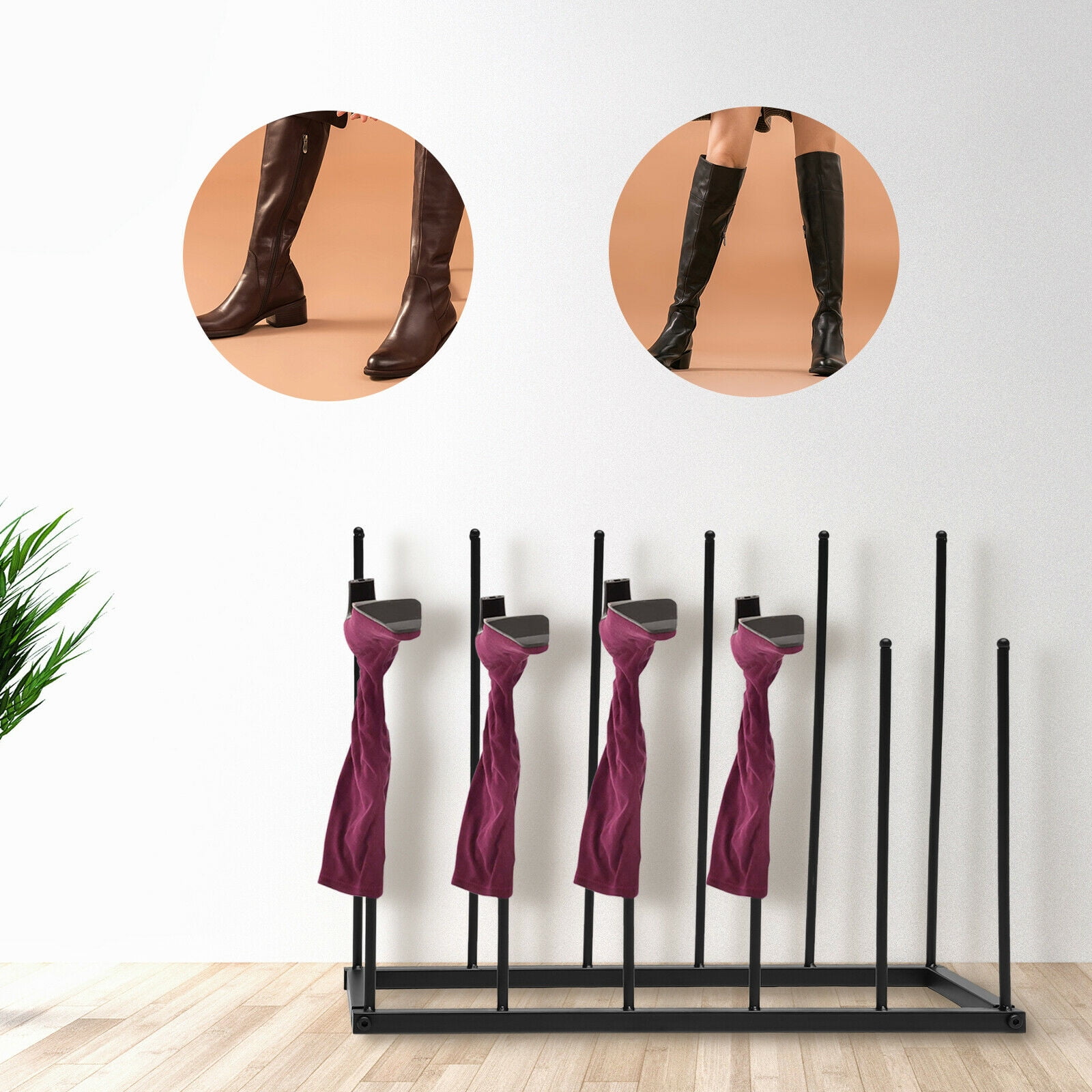 Boot Rack Shoe Storage Organizer Stand Hanger Home Closet Shelf Holder ...