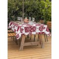 60x120 Inch Outdoor Tablecloth with Umbrella Hole Zipper Rectangle ...