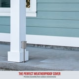 ENERLITES Vertical Duplex Weatherproof Wall Plate, Outdoor Electrical ...