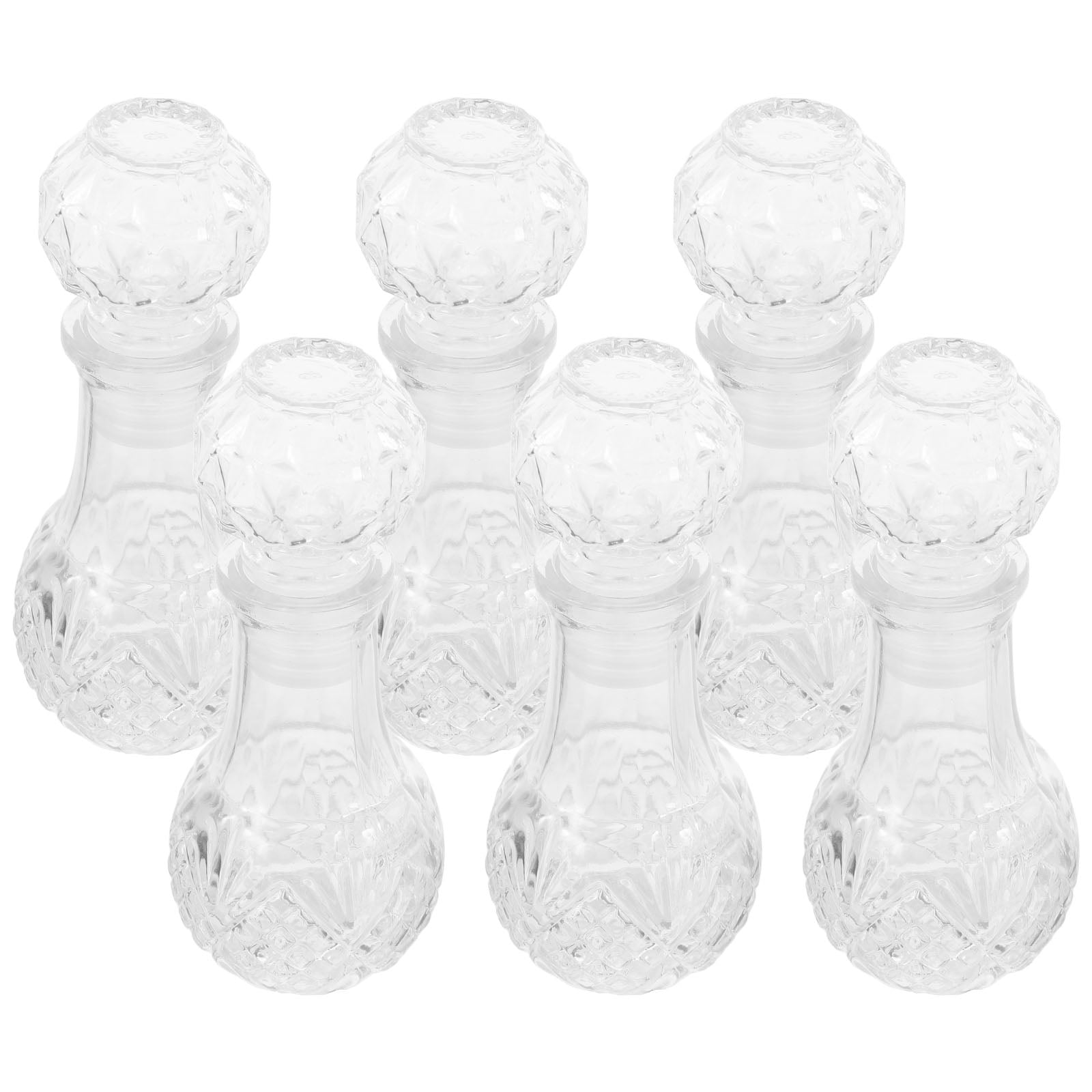 Click here for Alvinma 6 Pcs Clear Glass Bottles Clear Glass Liqu... prices