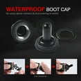 Mictuning 6 Pack SPST Rocker Toggle Switch with Waterproof Rubber Cap ...