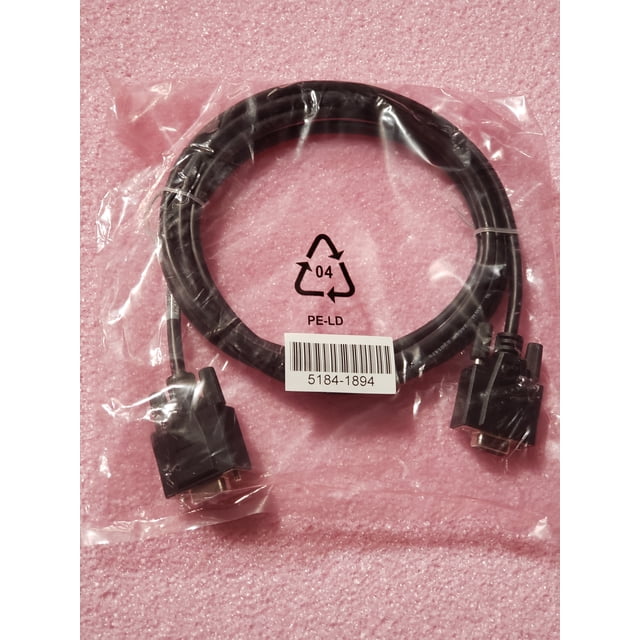 NEW HP 5184-1894 DB9 to DB9 Serial Console Cable - ProCurve Series (8ft ...