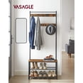 Banco VASAGLE UHSR41BX para guardar zapatos en forma de árbol y ...