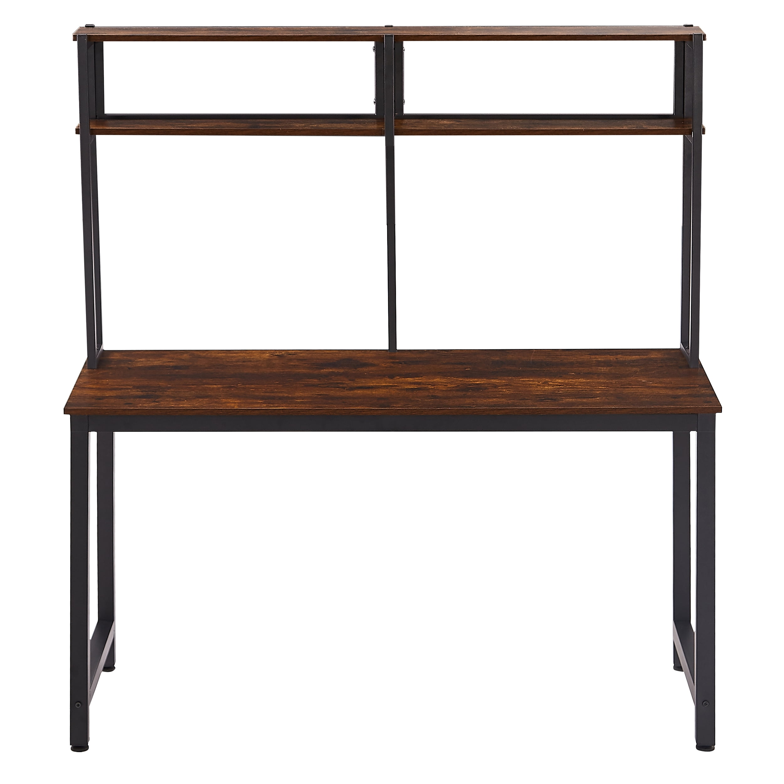 Buy 52 Inches Computer Desk PC Workstation with Hutch and Shelves ...