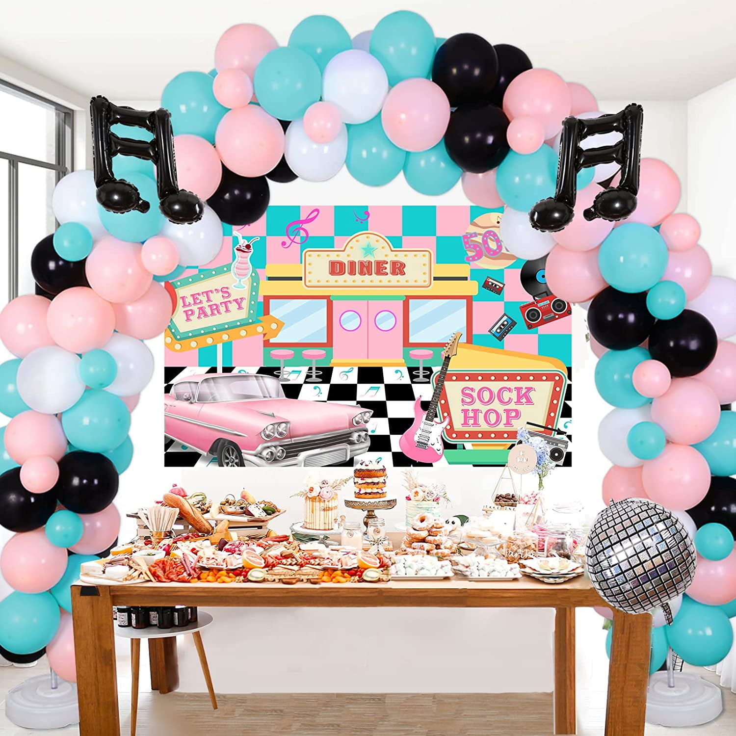 50 S Diner Party Decoration Ideas | Shelly Lighting