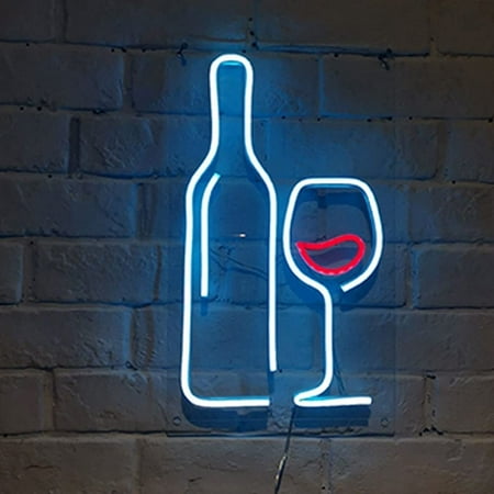 SAYDY LED Neon Signs Art Wall Decor for Bedroom Decorations Birthday ...