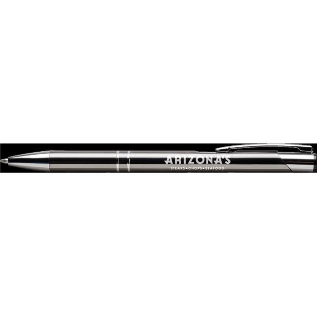 Hub Pen 682GUN-BLUE Sonata Glass Gunmetal Pen with Blue - Pack of 100 ...