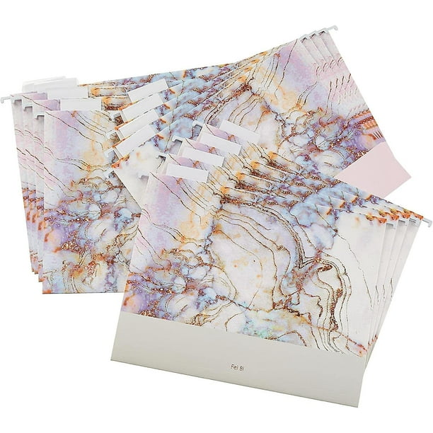 12 Pack Hanging File Folders Filing Cabinet Organizer Letter Size 1/5 ...
