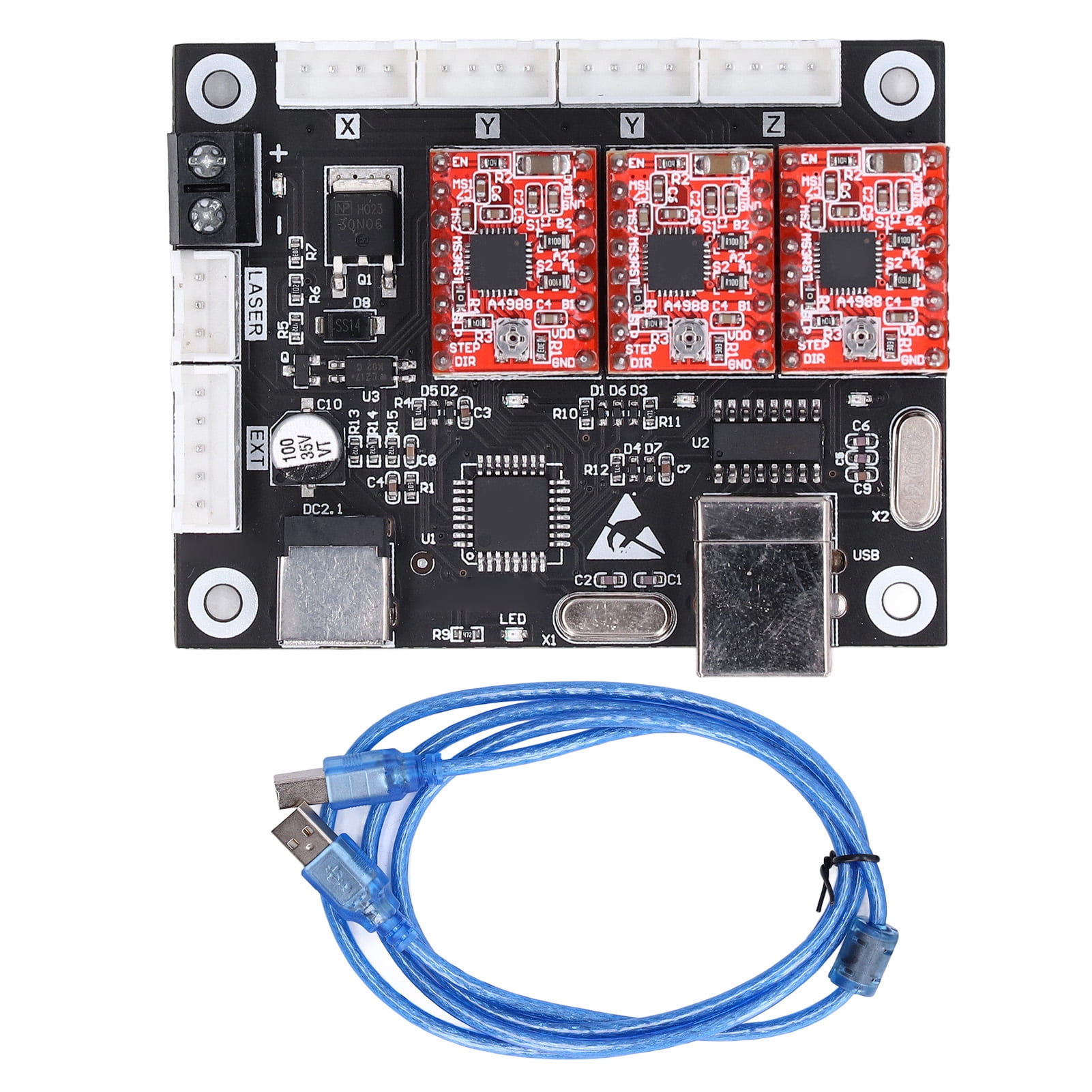 CNC Control Board Laser Engraving Machine Motherboard 3 Axes Equipment ...