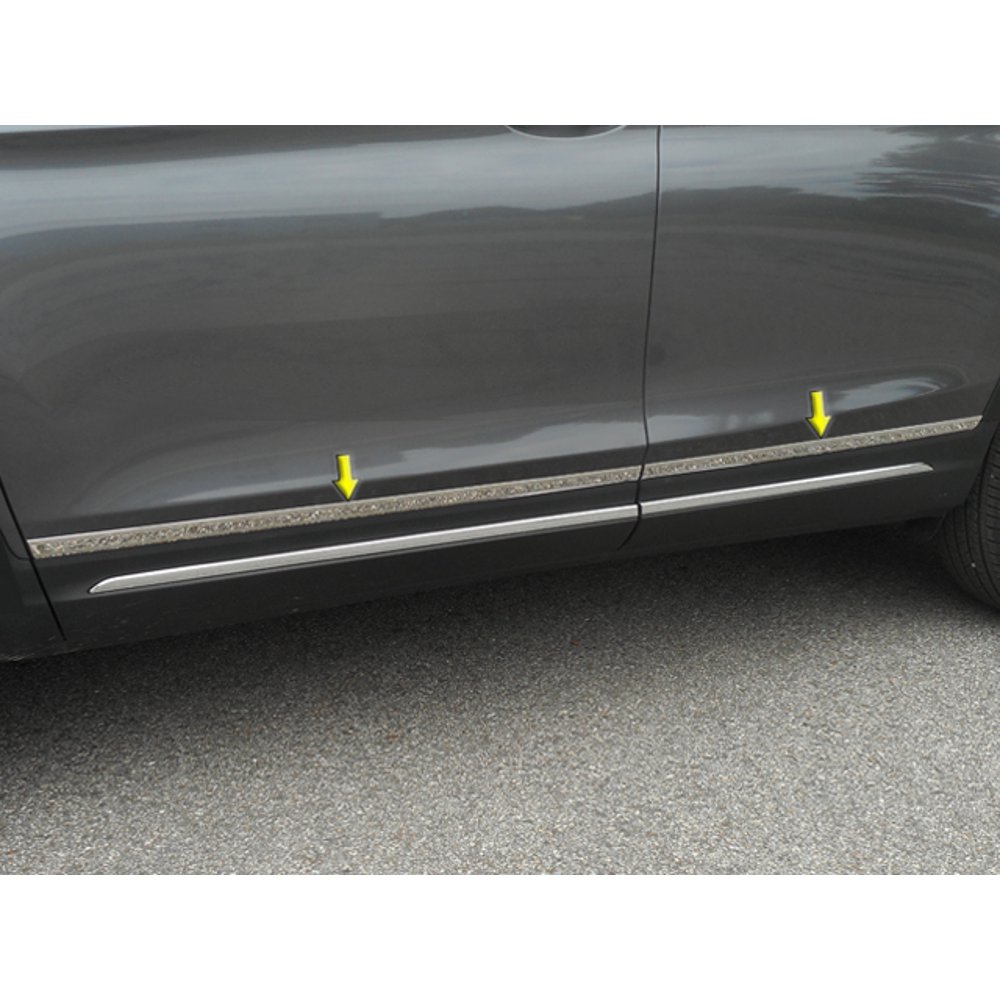 Stainless Steel Rocker Panel Trim 4Pc Fits 2016-2020 Honda Pilot ...