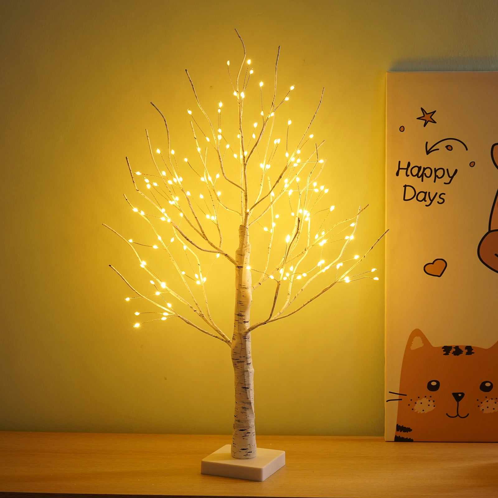 Luminous Tree Lighting Ornaments Room Party Layout IP42 Waterproof 4.5 ...
