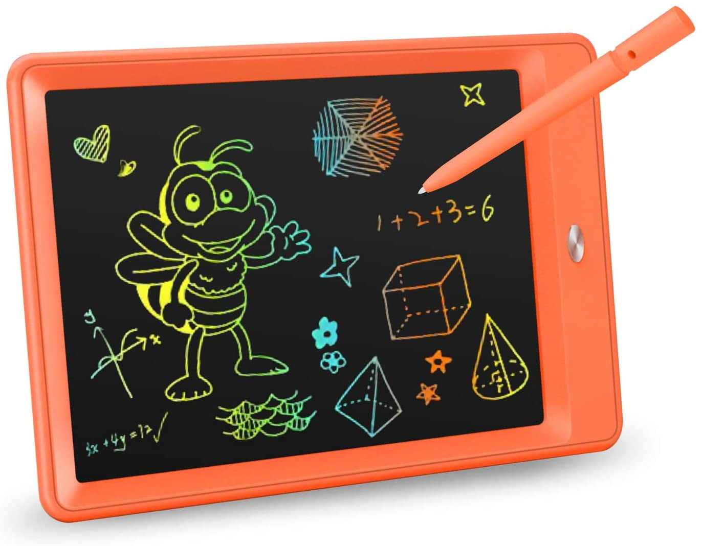 LCD Writing Tablet, 10 Inch Colorful Toddler Doodle Board Drawing ...