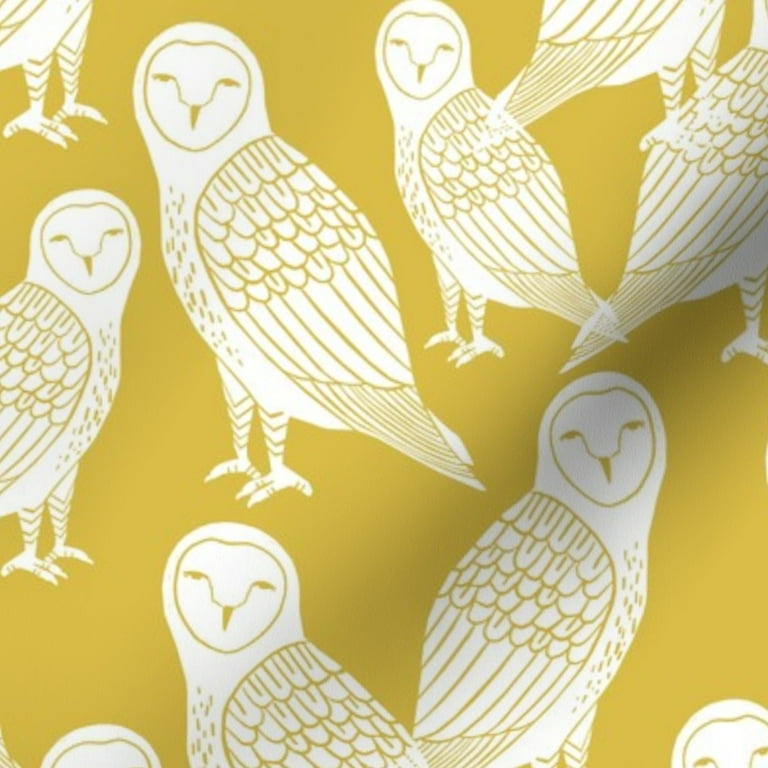 Owl Fabric Print