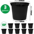 5-Gallon Nursery Pots 5P with 0.5 Gallon/2L Electric Spray Bottle ...