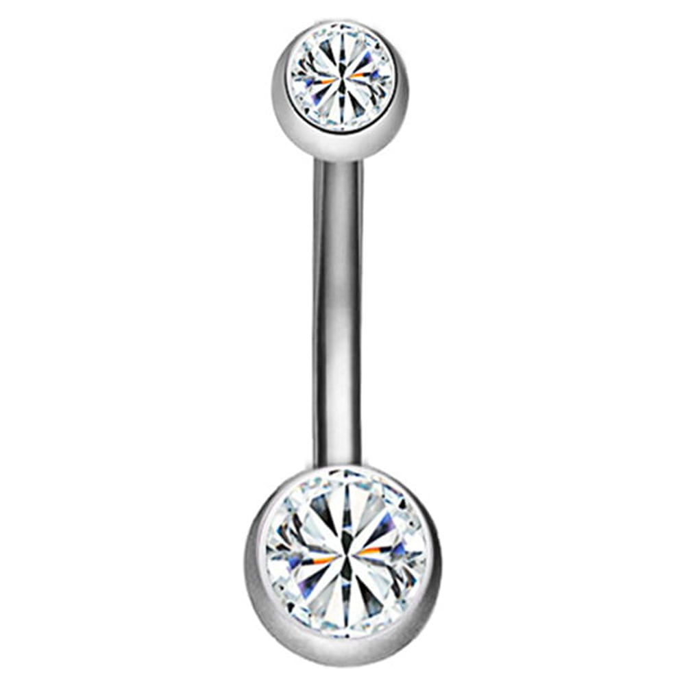 Click here for Gashomeca Navel Piercing stainless Steel Dual Rhin... prices