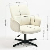 Homy Casa Swivel Reception Guest Chair Set of 2, Adjustable Height ...